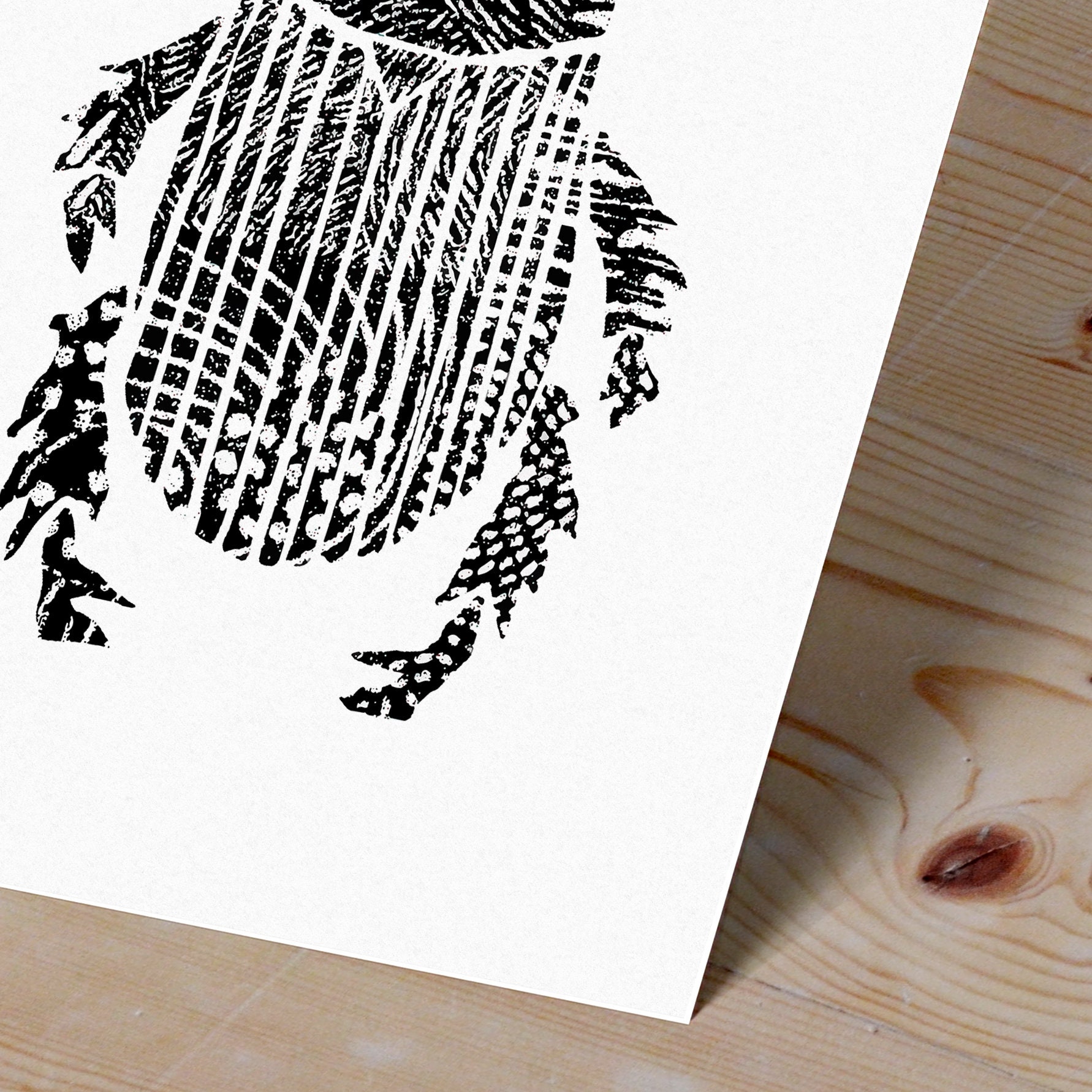 Scarab Linocut Poster Scarab Poster Scarab Design Egyptian - Etsy