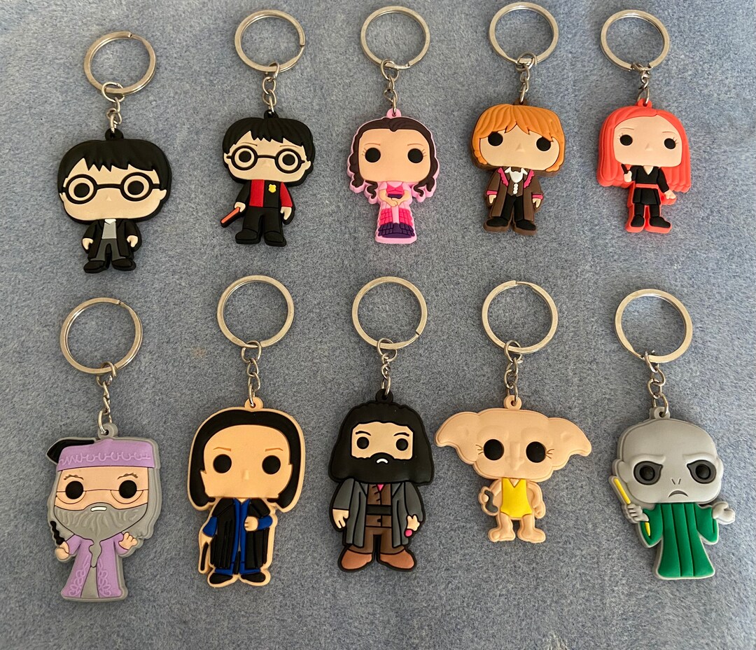 Wizard Movie Character Resin Keyrings - Etsy