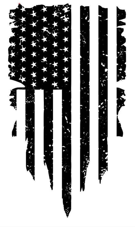 USA Flag Tattered Flag - Etsy
