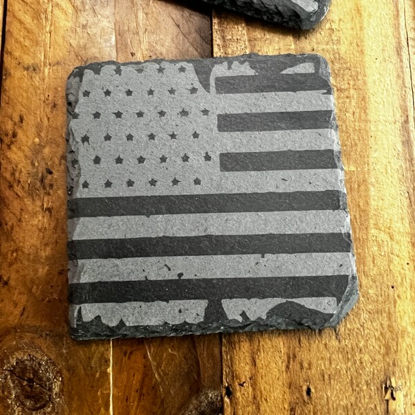 American Flag Slate - Etsy