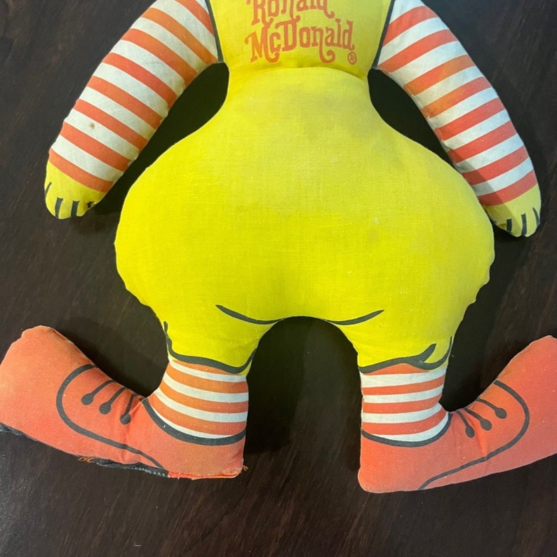 Vintage Ronald Mcdonald Stuffed Doll - Etsy