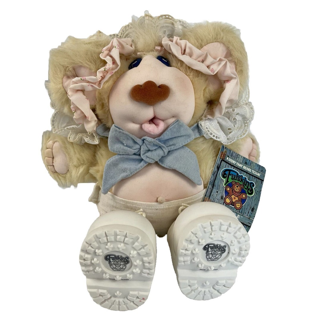 Vintage FURSKINS Cabbage Patch Bear Doll BY Xavier Roberts - Etsy