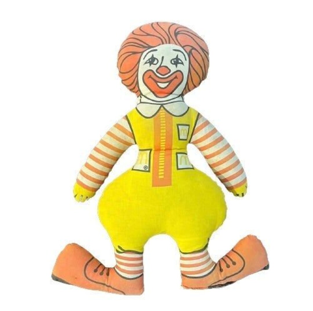 Vintage Ronald Mcdonald Stuffed Doll - Etsy