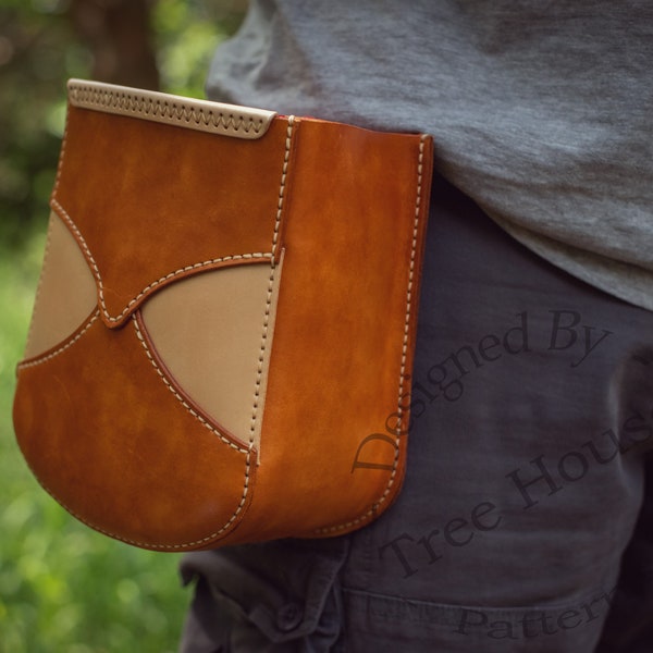 Leather Shell Pouch - Etsy