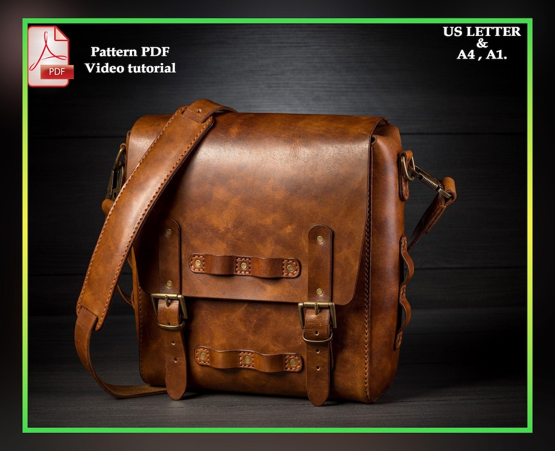 Military Bag Leather Pattern PDF - Etsy