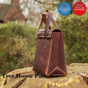 Leather Pattern PDF, DXF for "paper" Handbag, Digital Template - Etsy