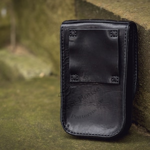 Biker Belt Bag Leather Pattern PDF Waist Bag Digital Template - Etsy