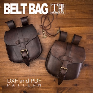 Medieval Leather Belt Bag Pattern: DIY Pouch (PDF Pattern) - Etsy