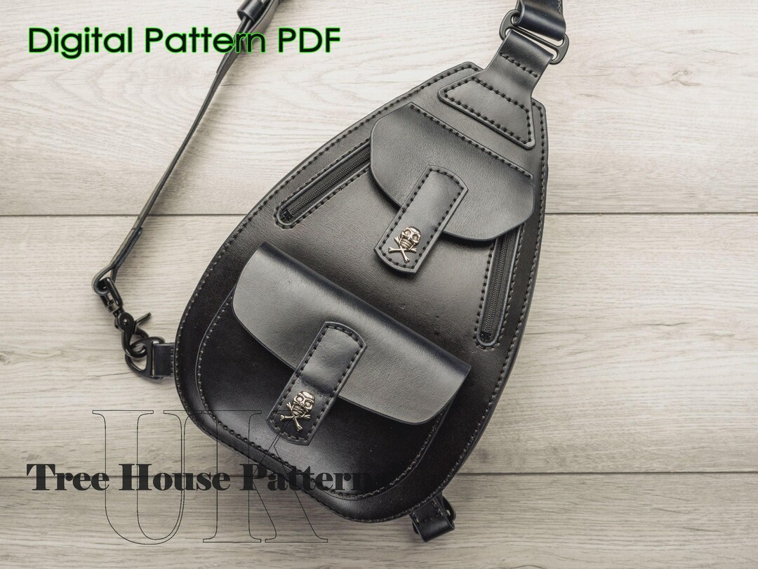 Sling Bag - Backpack - Leather Pattern PDF - Etsy
