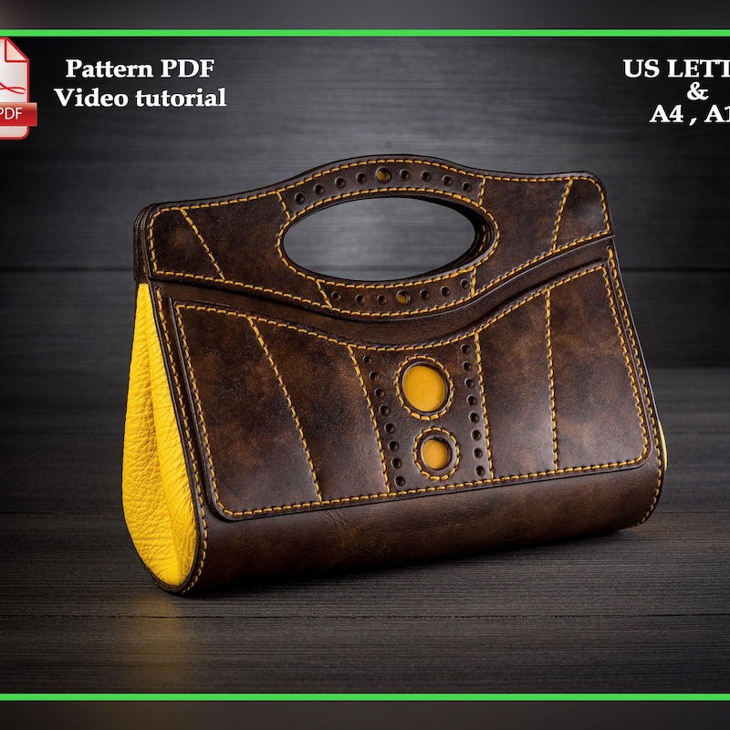 Leather Handbag Pattern - Etsy