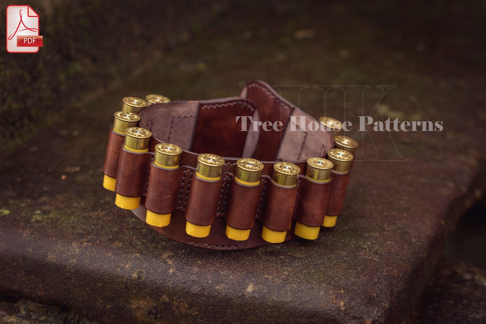 Cartridge Holder 12 & 20 Gauge Leather Pattern PDF - Bandolier Digital ...