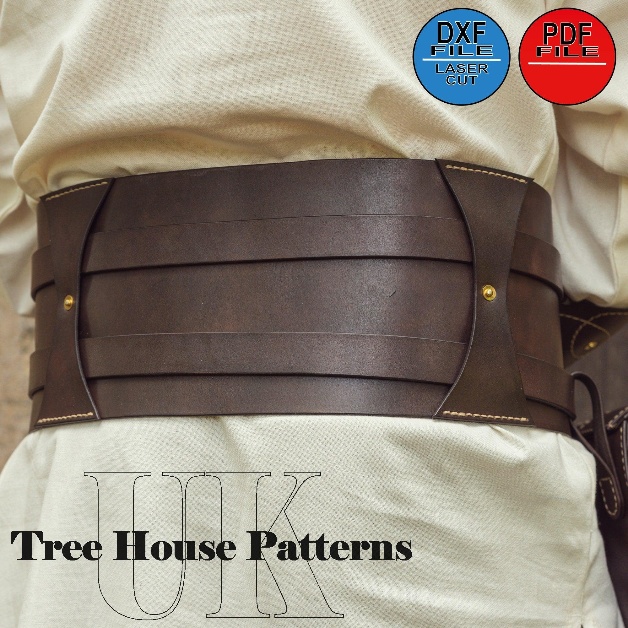 Leather Pattern PDF, DXF for Medieval Viking Battle Belt (ONLY) - Etsy
