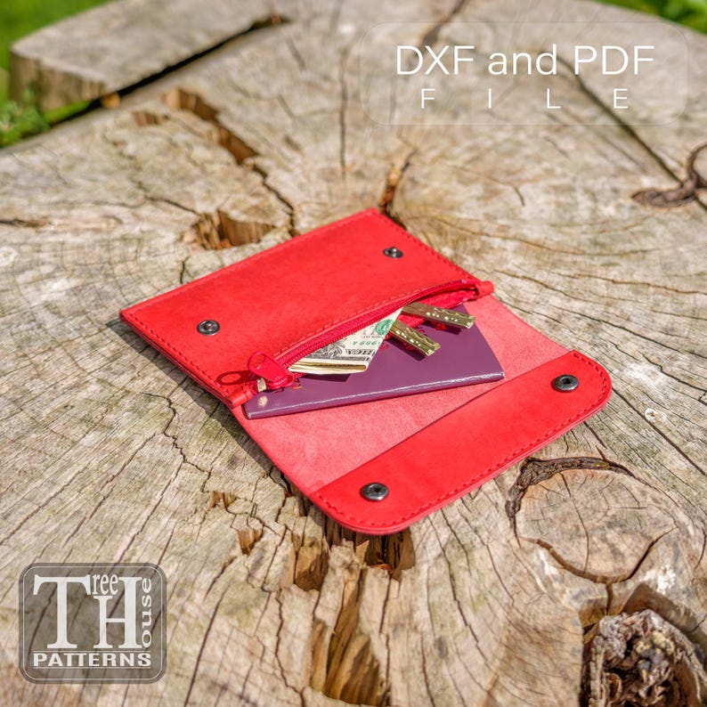 Leather Organizer Pattern: PDF & DXF Template - Etsy