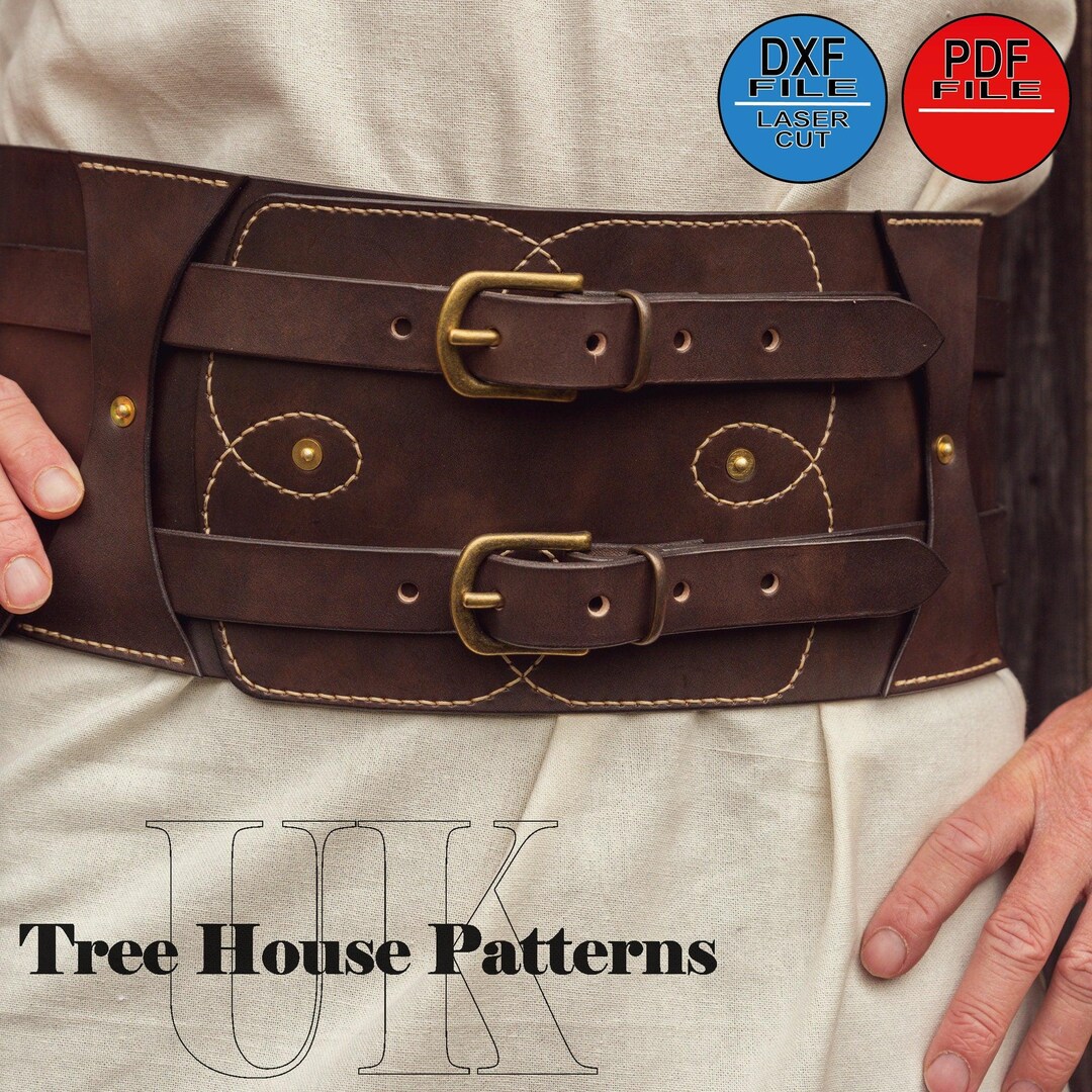 Leather Pattern PDF, DXF for Medieval Viking Battle Belt (ONLY) - Etsy
