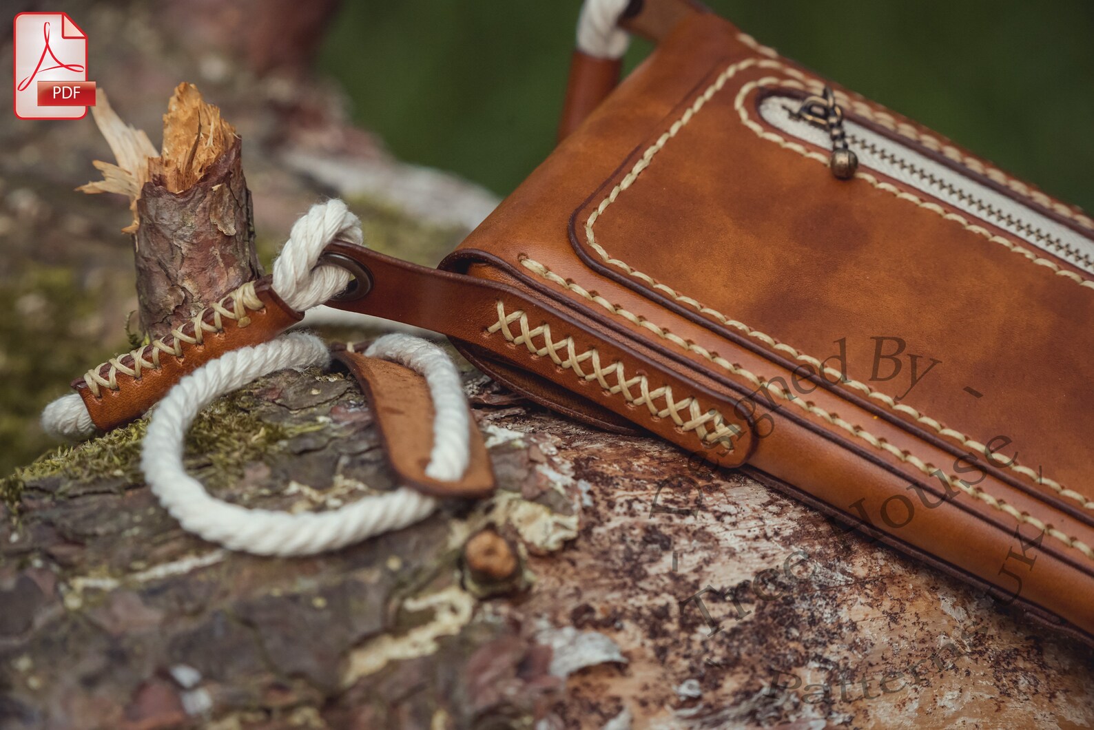 Leather PDF Pattern for Neck Bag Digital Pattern for Neck - Etsy UK