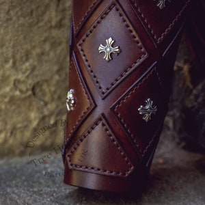 Medieval Arm Guard Leather Pattern PDF, Archery Guard Pattern - Etsy