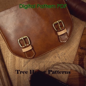 Belt Bag Leather Pattern Satchel Bag Digital Template - Etsy