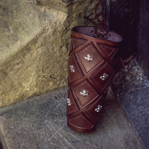 Medieval Arm Guard Leather Pattern PDF, Archery Guard Pattern - Etsy