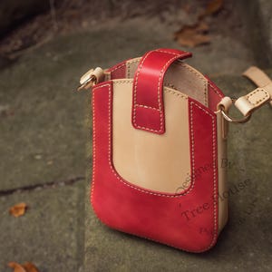 Small Crossbody Phone Bag Leather Pattern PDF - Etsy