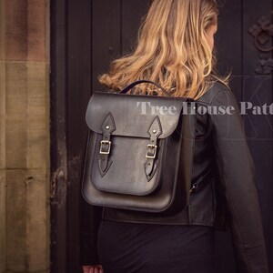 Old School Backpack Leather Pattern PDF Rucksack Digital Template - Etsy