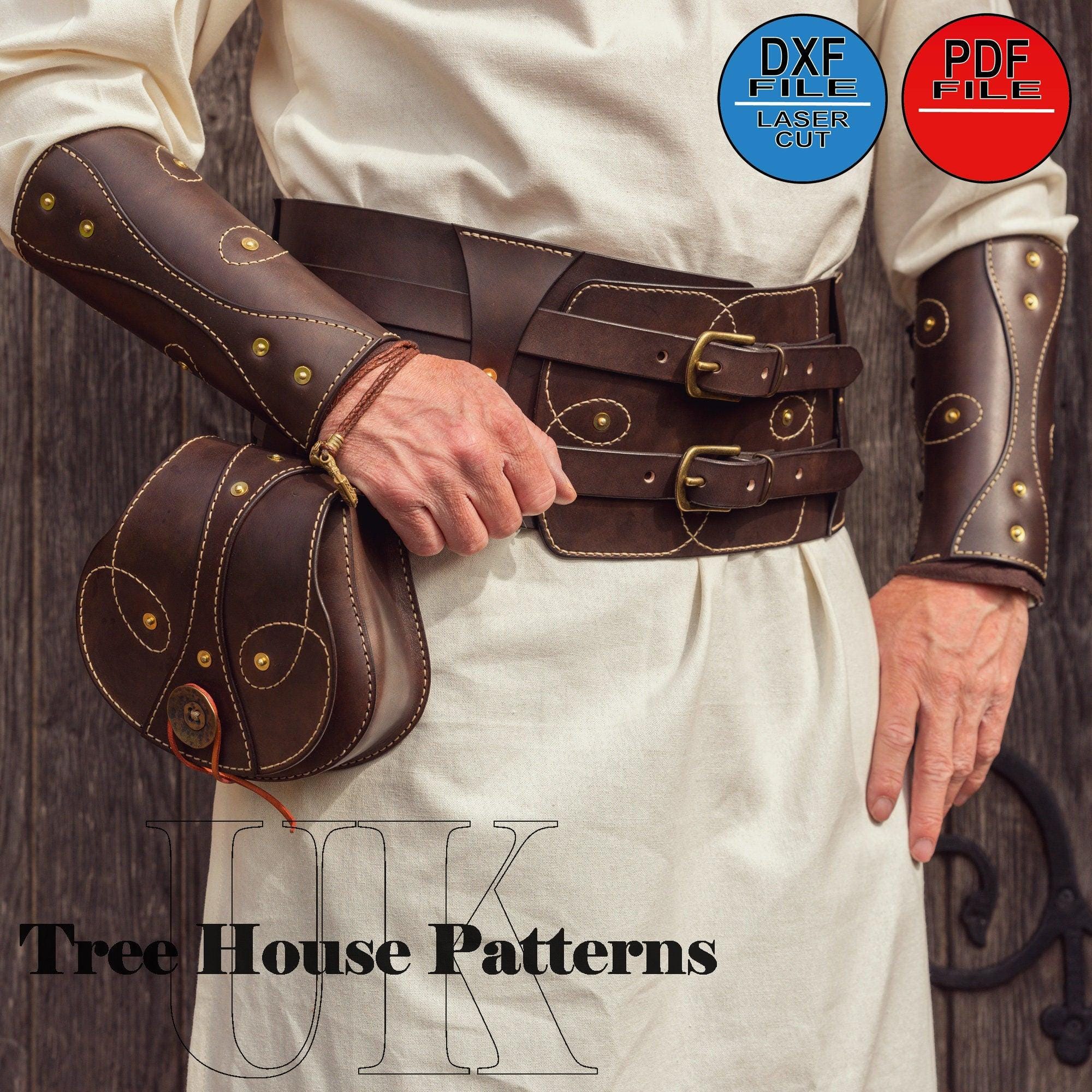 Leather Pattern PDF, DXF for Medieval Viking Battle Belt (ONLY) - Etsy