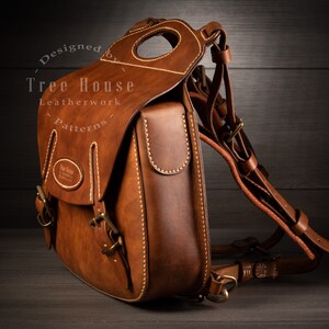 Backpack Leather Pattern PDF Rucksack Digital Template - Etsy