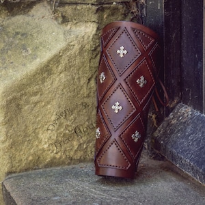 Medieval Arm Guard Leather Pattern PDF, Archery Guard Pattern - Etsy