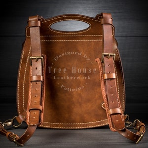 Backpack Leather Pattern PDF Rucksack Digital Template - Etsy UK