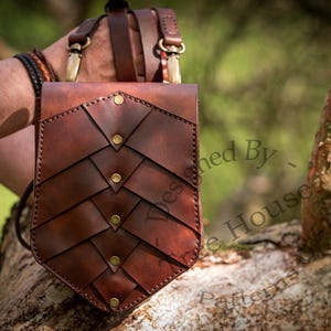 Medieval Crossbody Bag Leather Pattern PDF - Etsy