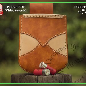 Cartridge Pouch Leather Pattern PDF - Etsy