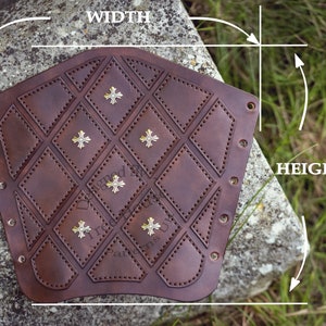Medieval Arm Guard Leather Pattern PDF, Archery Guard Pattern - Etsy