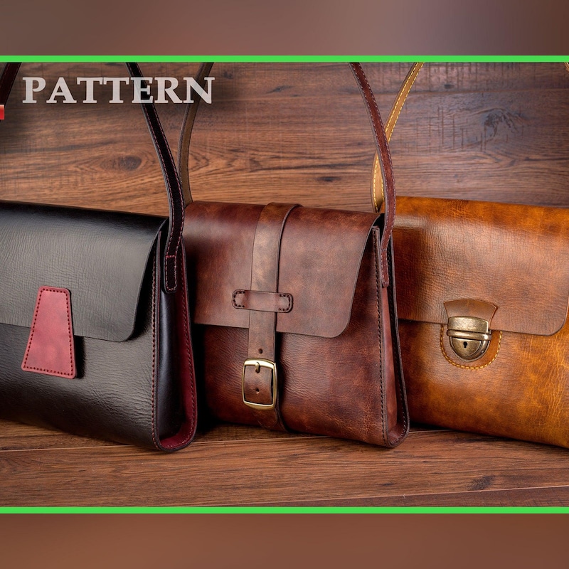 Leather Handbag Pattern - Etsy