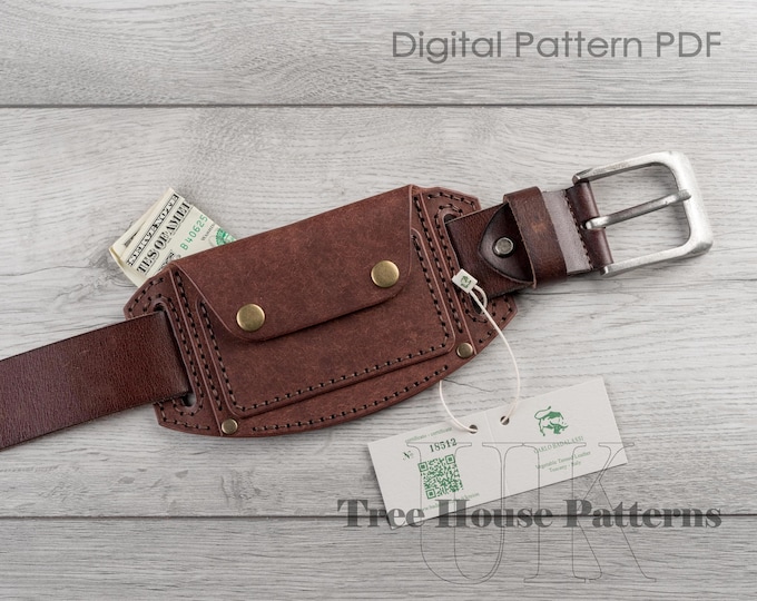 VALUE PACK: Pouches - PDF Pattern for Leather Pouches in Two Variations ...