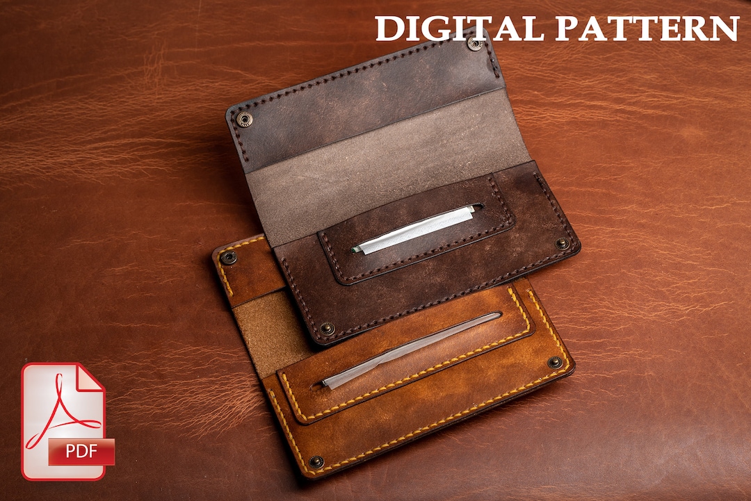 Tobacco Pouch Leather Pattern PDF - Etsy