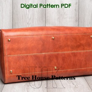 Large Storage Basket Leather Pattern PDF Storage Bucket Digital ...