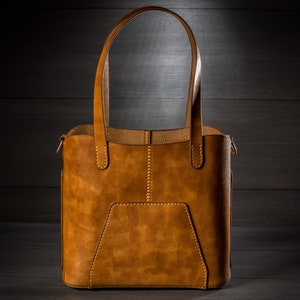 Small Tote Bag Leather Pattern PDF, Shoulder Bag Digital Template - Etsy