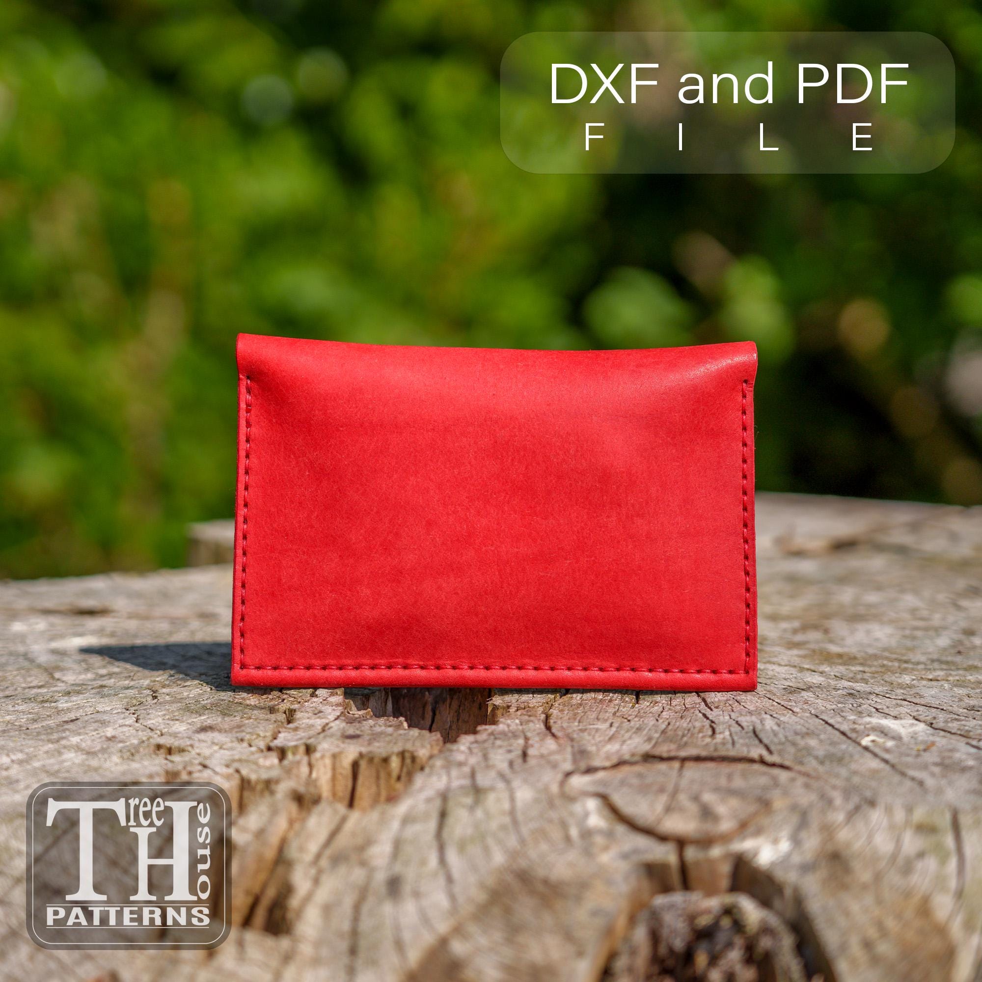 Leather Organizer Pattern: PDF & DXF Template - Etsy