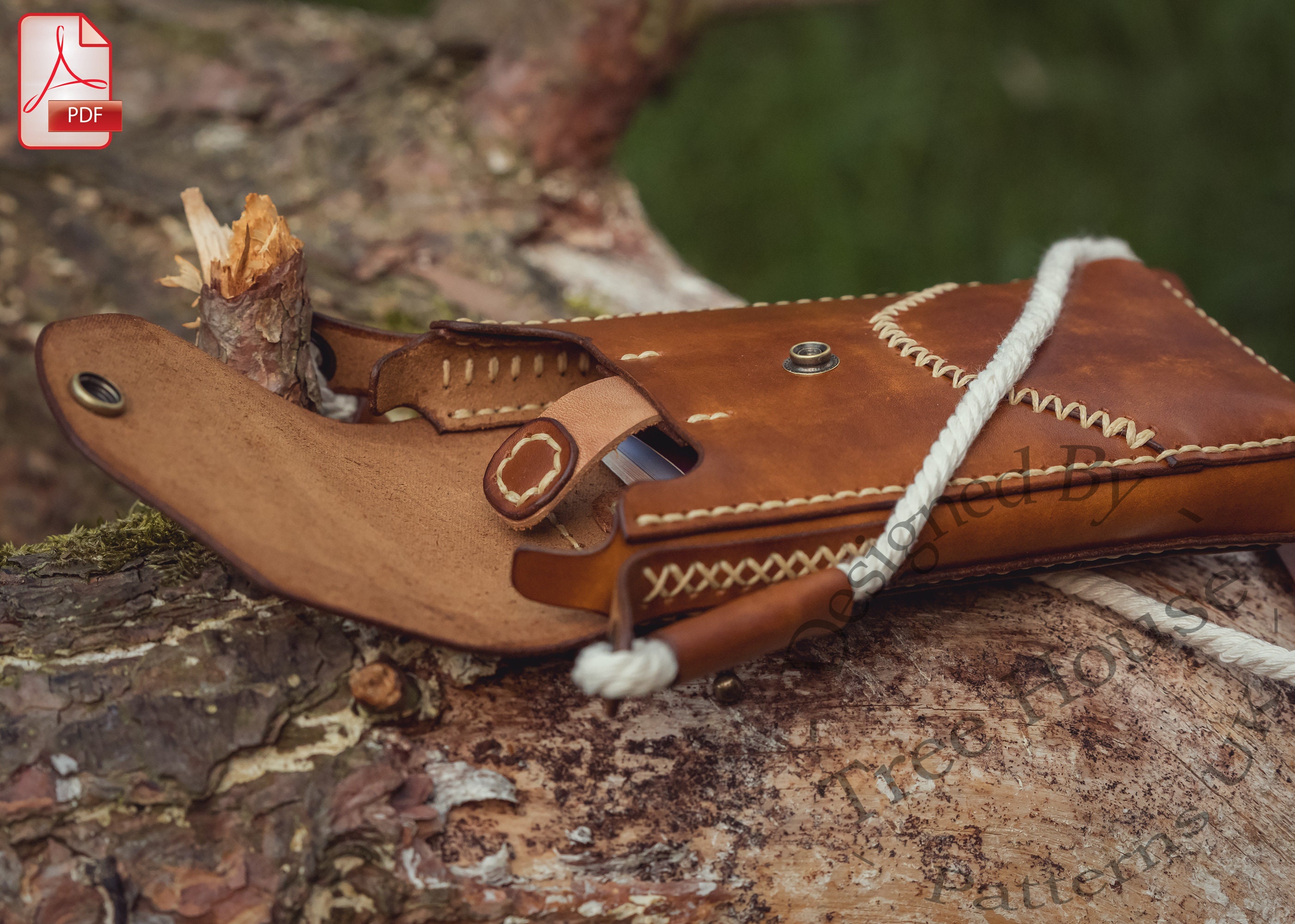 Leather PDF Pattern for Neck Bag Digital Pattern for Neck - Etsy UK