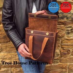 Leather Pattern PDF, DXF for "paper" Handbag, Digital Template - Etsy