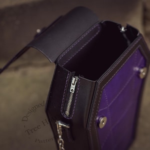 Coffin Bag Pattern PDF, Gothic Crossbody Bag Template - Etsy
