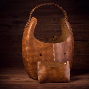 Hobo Shoulder Bag Leather Pattern PDF - Tote Bag Digital Template - Etsy