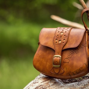 Shoulder Bag Leather Pattern PDF Saddle Bag Digital Template - Etsy