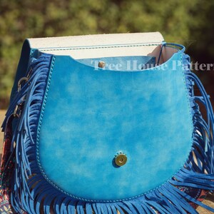 Boho Bag Leather Pattern PDF Women Purse Digital Template - Etsy