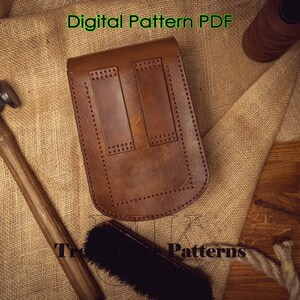 Belt Bag Leather Pattern Satchel Bag Digital Template - Etsy
