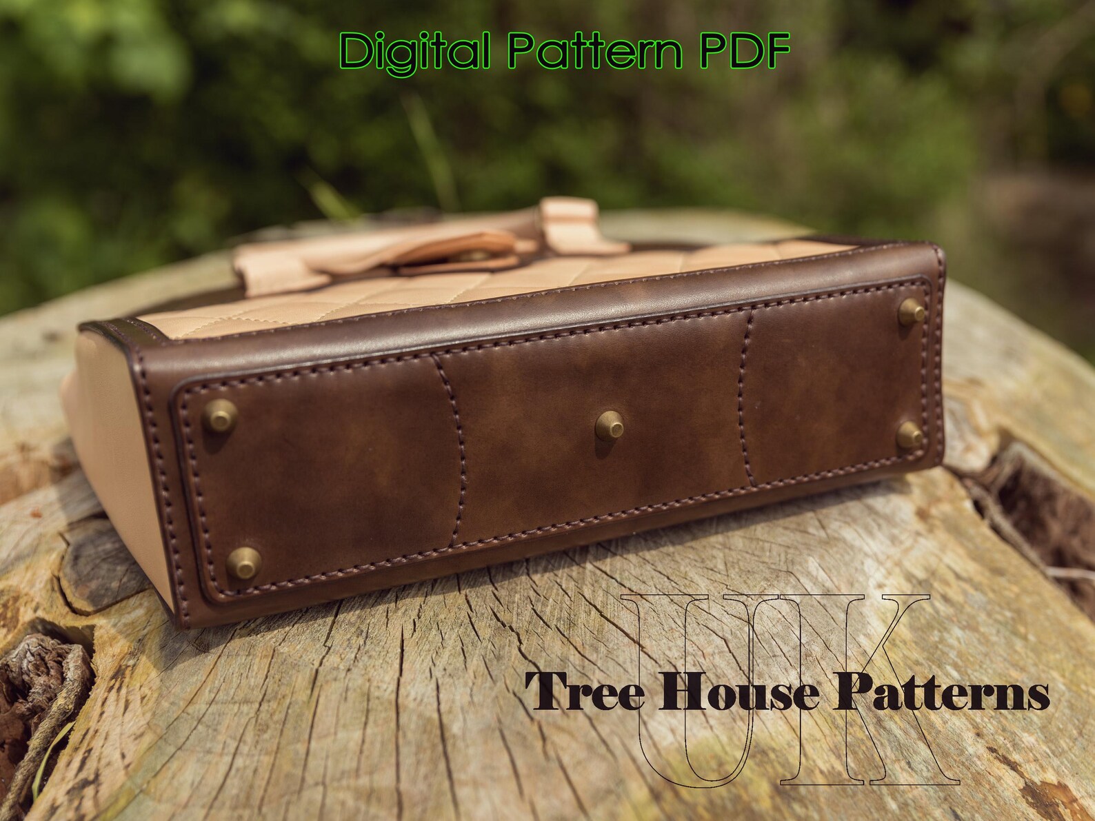 Office Handbag Leather Pattern PDF – Women Purse DIY Template - Etsy