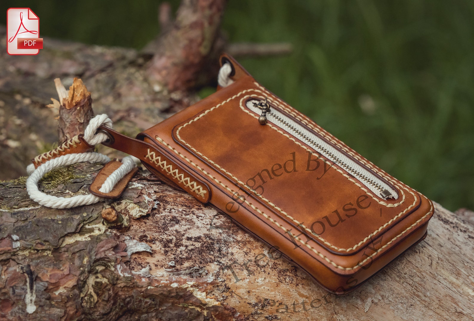 Leather PDF Pattern for Neck Bag Digital Pattern for Neck - Etsy UK