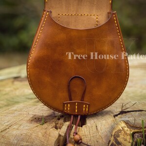 Medieval Belt Bag and Saddle Bag Leather Pattern PDF - Etsy