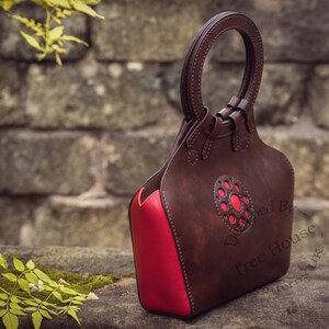 Small Handbag Leather Pattern PDF Women Purse Digital Template - Etsy