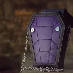 Coffin Bag Pattern PDF, Gothic Crossbody Bag Template - Etsy