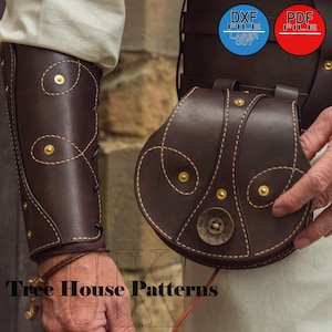 Leather Pattern PDF, DXF for Medieval Belt Bag (ONLY) - Etsy